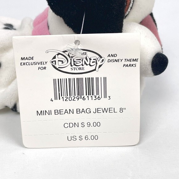 Disney | Toys | Disney Store Mini Bean Bag Jewel Dalmatian 8 Plush Toy New | Poshmark